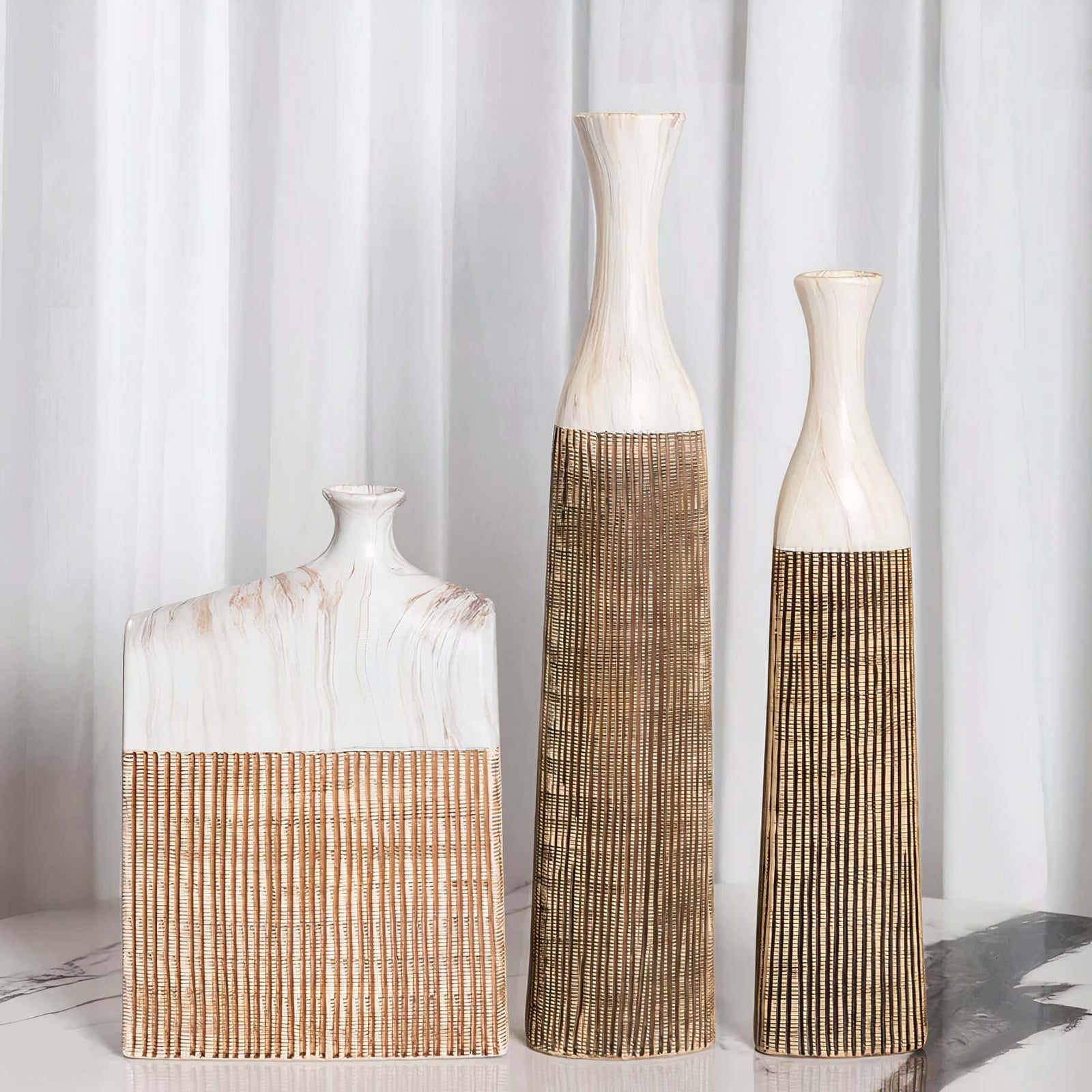 Aila Vase Set | Aila Home Vase | Designer Vase Set | Premium Vase Set